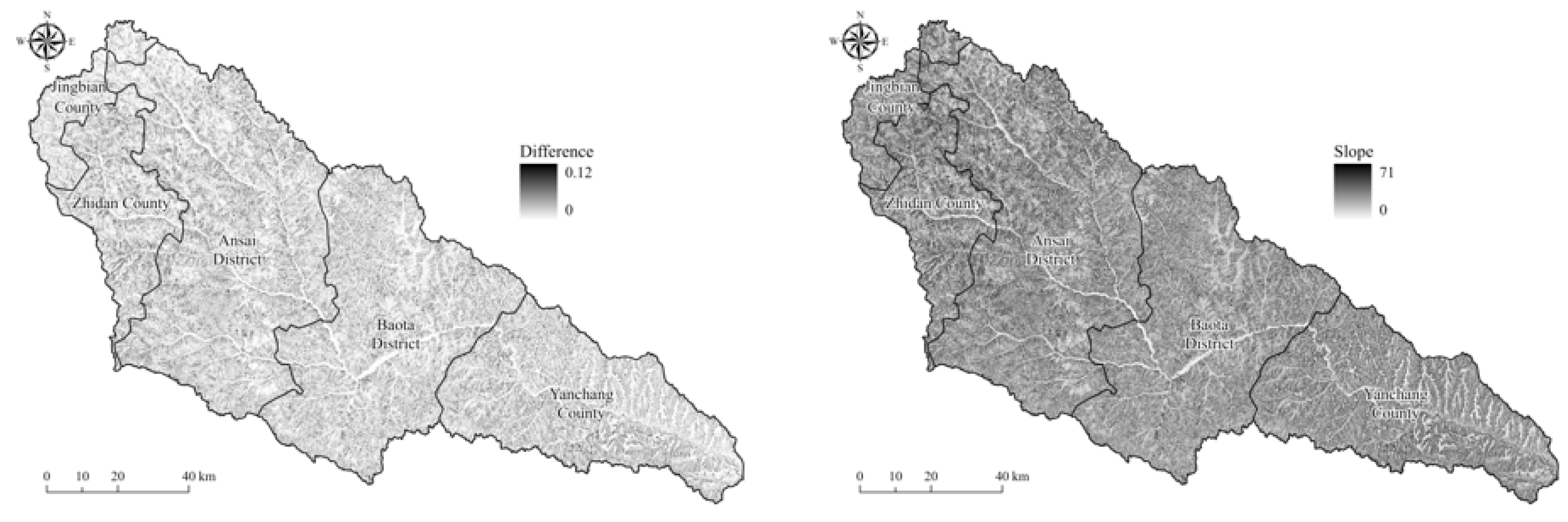 Analysis of Spatial and Temporal Changes in Vegetation Cover and Driving Forces in the Yan River ...