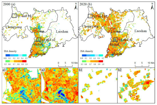 Impervious Surface Area Patterns and Their Response to Land Surface ...