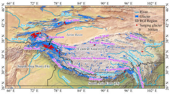 Surging Glaciers in High Mountain Asia between 1986 and 2021