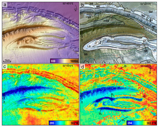 Numerical Modeling of Land Surface Temperature over Complex Geologic ...