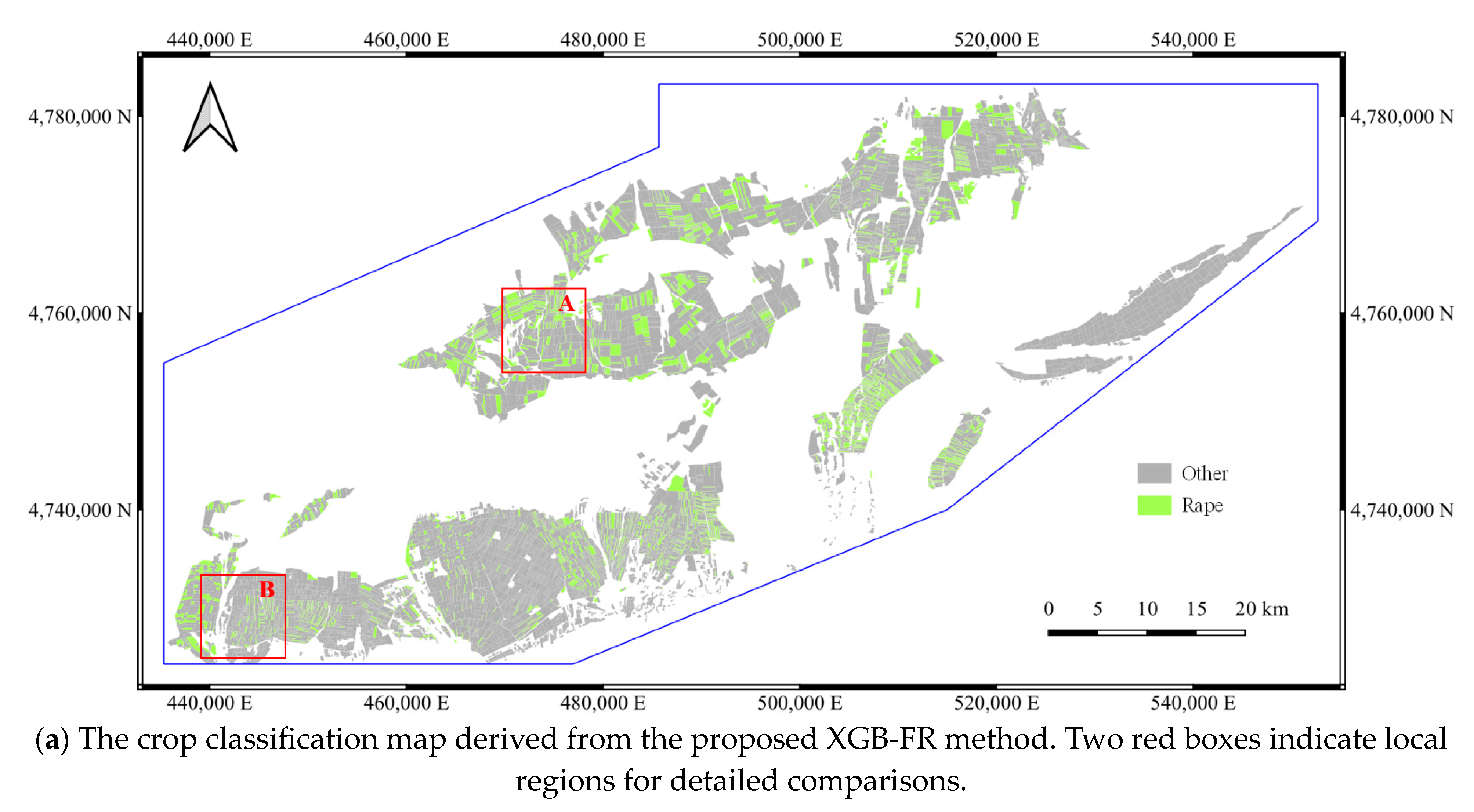 Contrastive Learning Based Time Series Feature Representation For Parcel Based Crop Mapping