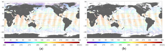Simulation of Thermal Infrared Brightness Temperatures from an Ocean ...