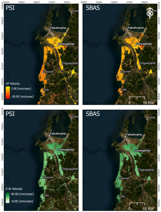 InSAR Monitoring Using Persistent Scatterer Interferometry (PSI) and Small Baseline Subset (SBAS ...
