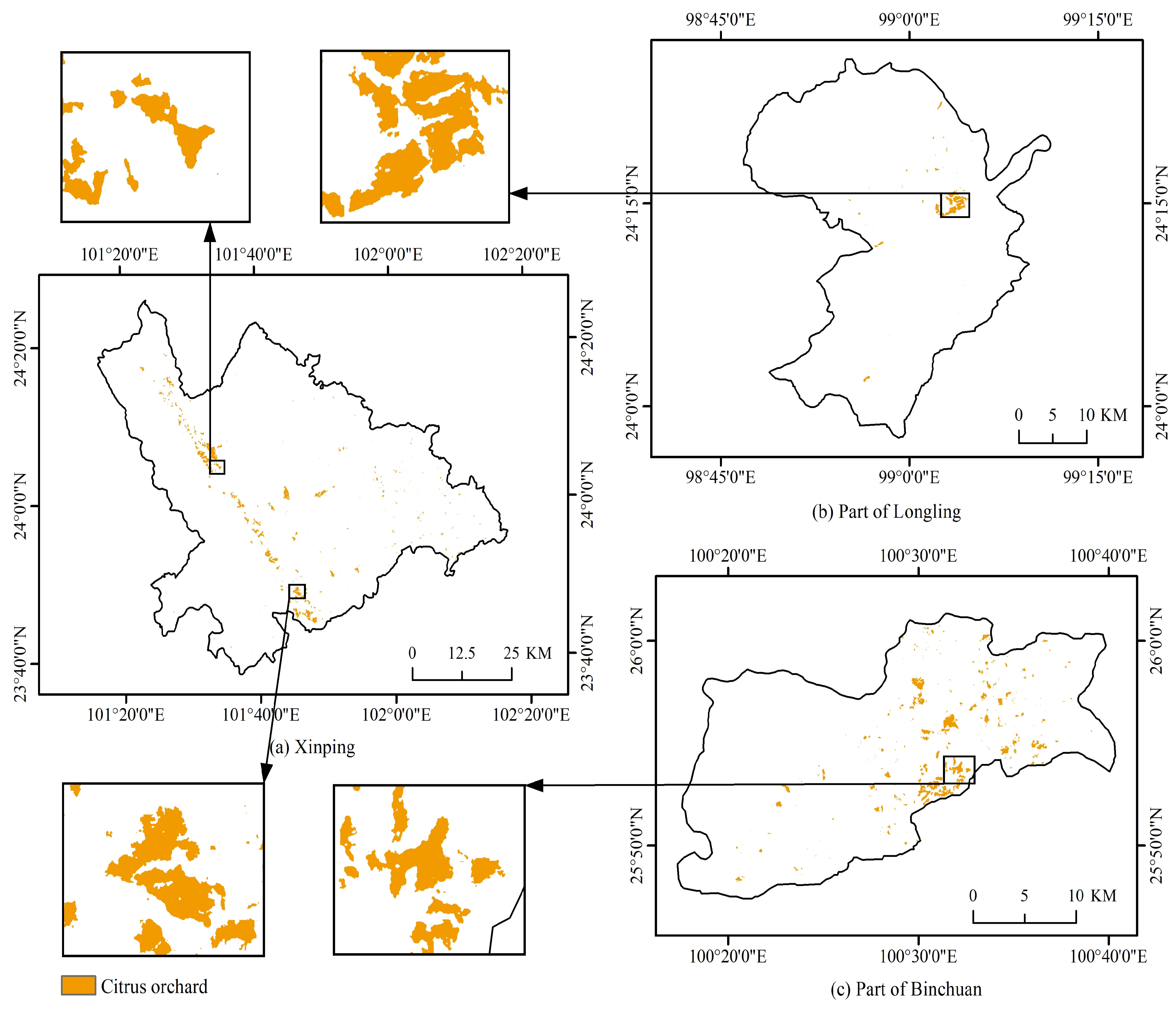 Remote Sensing Free Full Text Extracting Citrus Growing Regions By Multiscale Unet Using