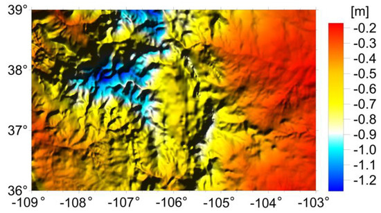 Determination of the Geoid–Quasigeoid Separation Using GGI Method