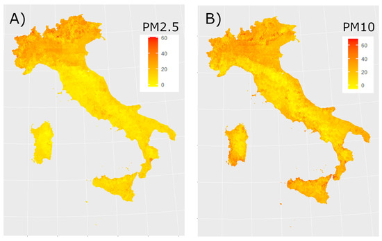 Estimation of Daily Ground Level Air Pollution in Italian ...