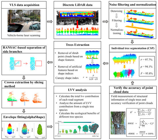 Estimation of the Living Vegetation Volume (LVV) for Individual Urban ...