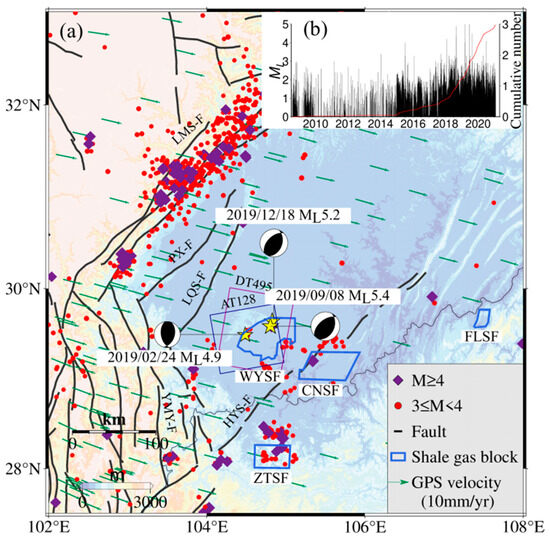 InSAR- and PCA-Based Inversion Reveals the Surface Deformation and Earthquake Sequence in the ...