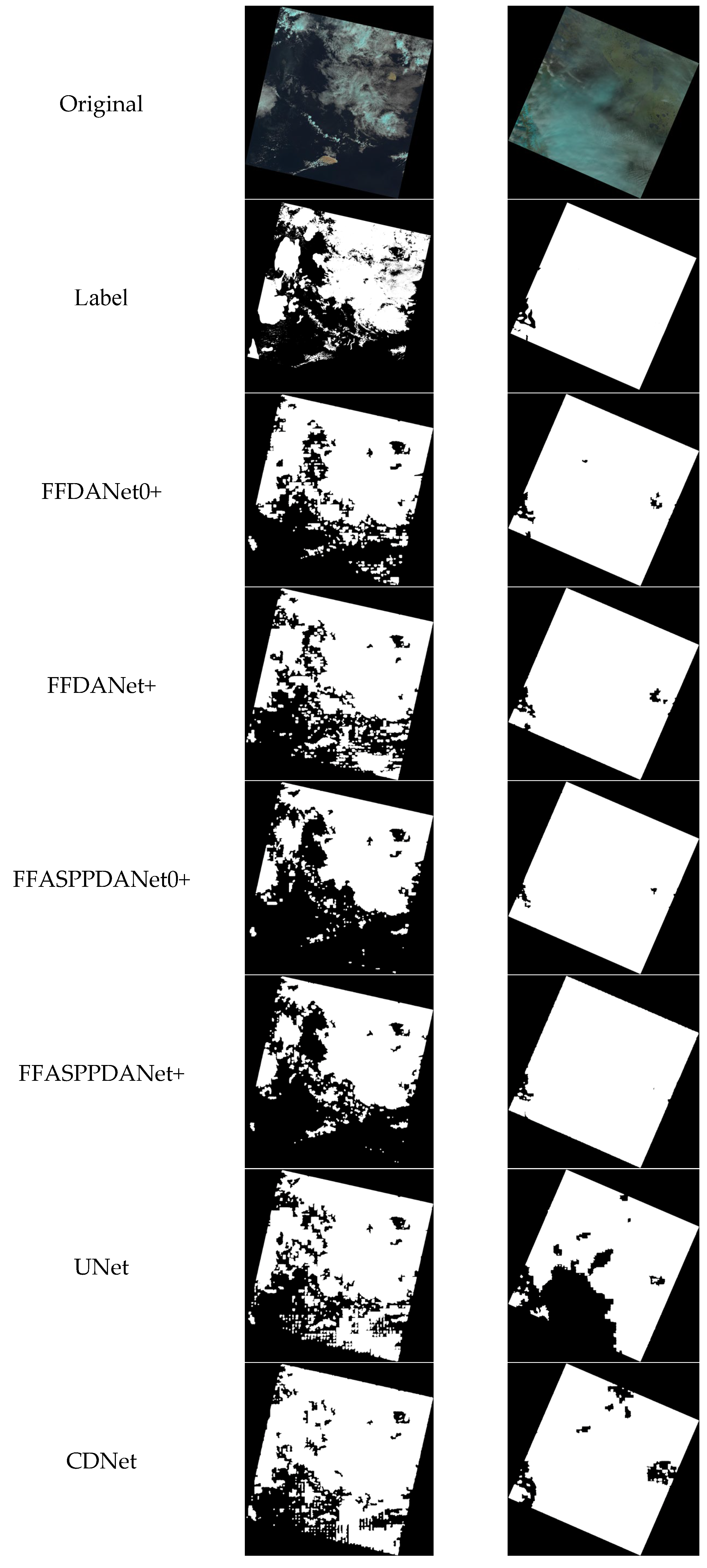 Radiation Feature Fusion Dual-Attention Cloud Segmentation Network