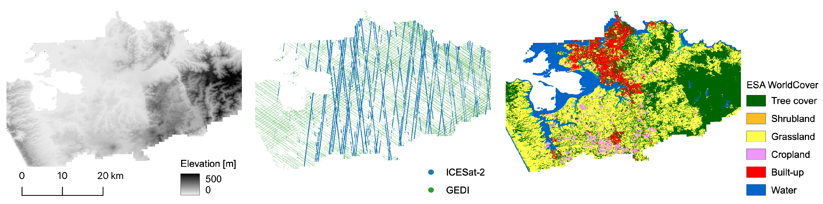Assessing Vertical Accuracy and Spatial Coverage of ICESat-2 and GEDI Spaceborne Lidar for ...
