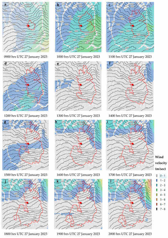 Operational Forest-Fire Spread Forecasting Using the WRF-SFIRE Model