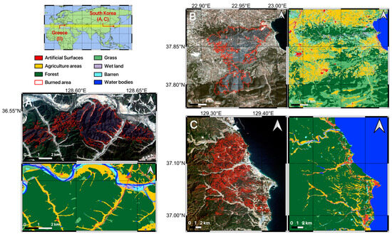 Remote Sensing | Free Full-Text | Burned-Area Mapping Using Post-Fire ...