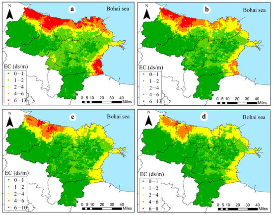 Digital Mapping and Scenario Prediction of Soil Salinity in Coastal ...