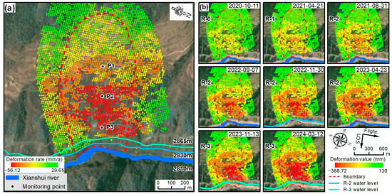 Identification and Deformation Characteristics of Active Landslides at ...