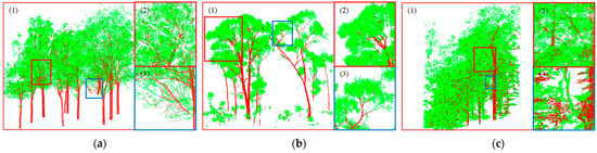 Cluster-Based Wood–Leaf Separation Method for Forest Plots Using Terrestrial Laser Scanning Data