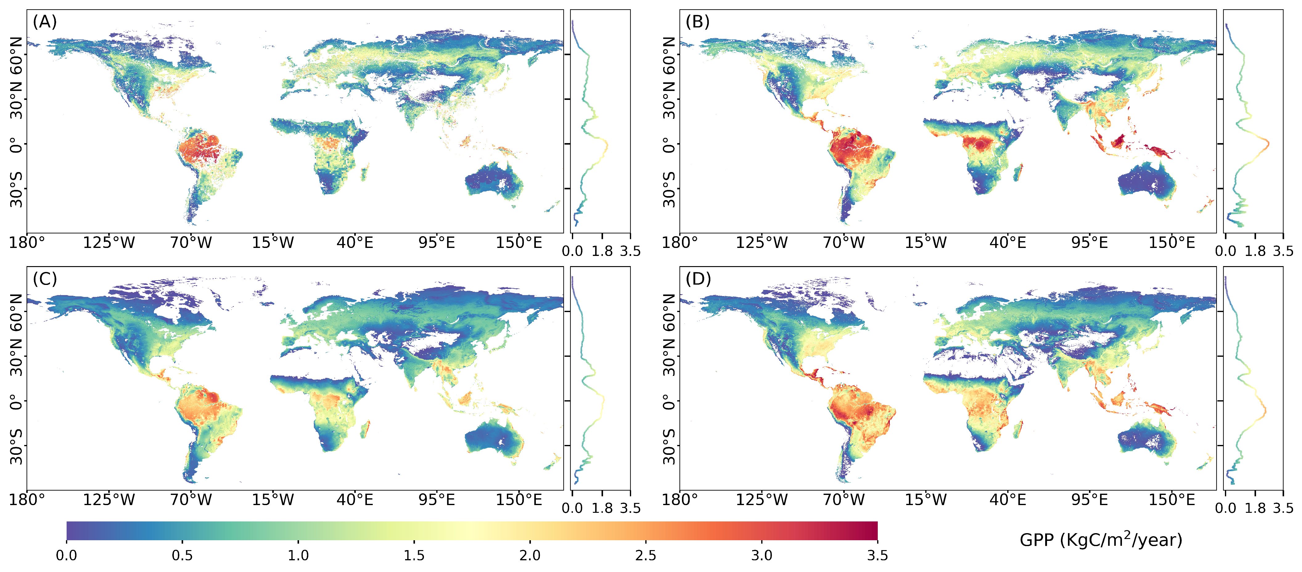 Estimating Global Gross Primary Production Using an Improved MODIS Leaf ...