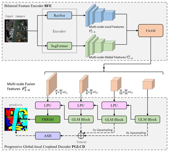 GLCANet: Global–Local Context Aggregation Network for Cropland Segmentation from Multi-Source ...