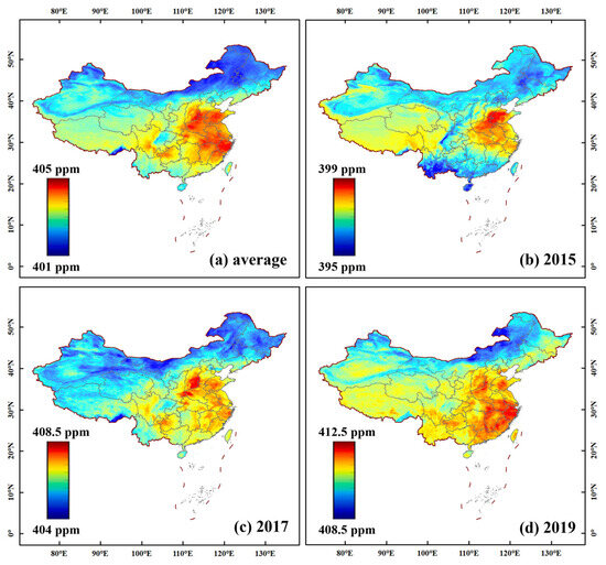 XCO2 Data Full-Coverage Mapping in China Based on Random Forest Models