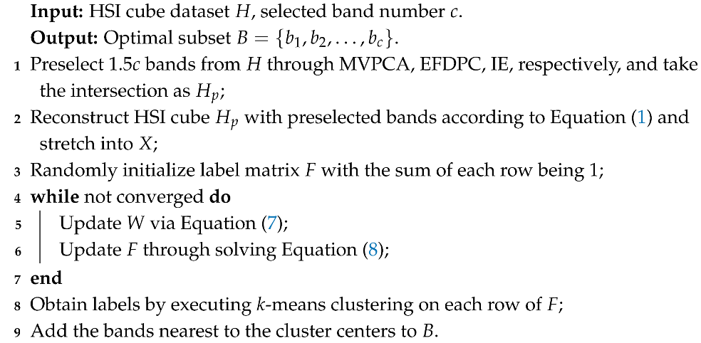 Hyperspectral Band Selection with Unique Pixel Extraction and Adaptive Neighbor Clustering