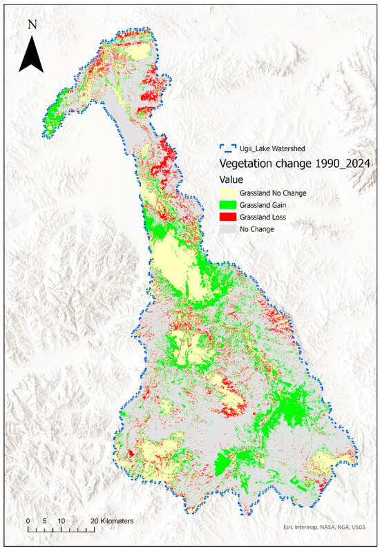 Mapping Vegetation Changes in Mongolian Grasslands (1990–2024) Using Landsat Data and Advanced ...