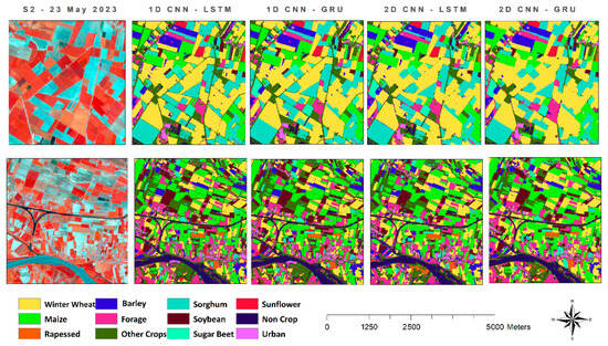Deep Learning Applications for Crop Mapping Using Multi-Temporal Sentinel-2 Data and Red-Edge ...