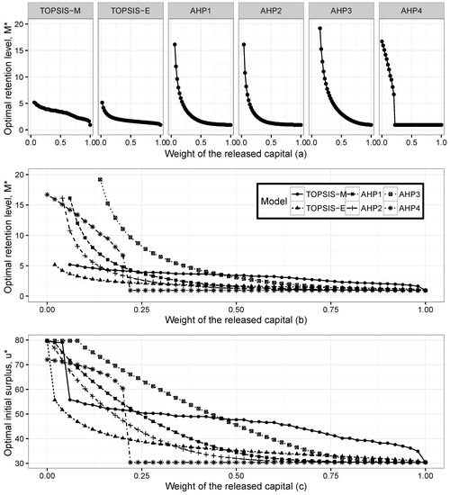Optimal Retention Level for Infinite Time Horizons under MADM
