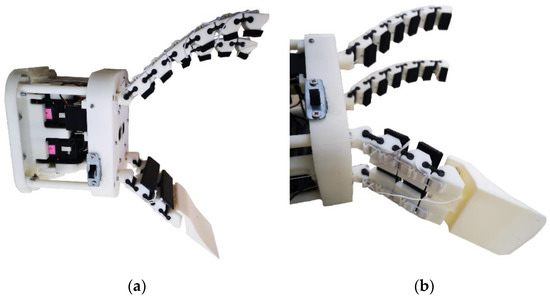 Design of Soft Grippers with Modular Actuated Embedded Constraints
