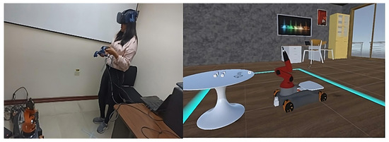 Virtual Reality Teleoperation System for Mobile Robot Manipulation