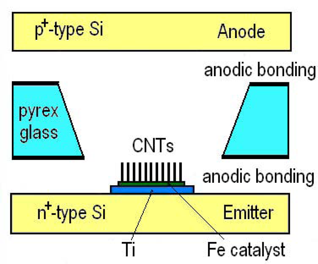CNT Sensors for Detecting Gases with Low Adsorption Energy by Ionization