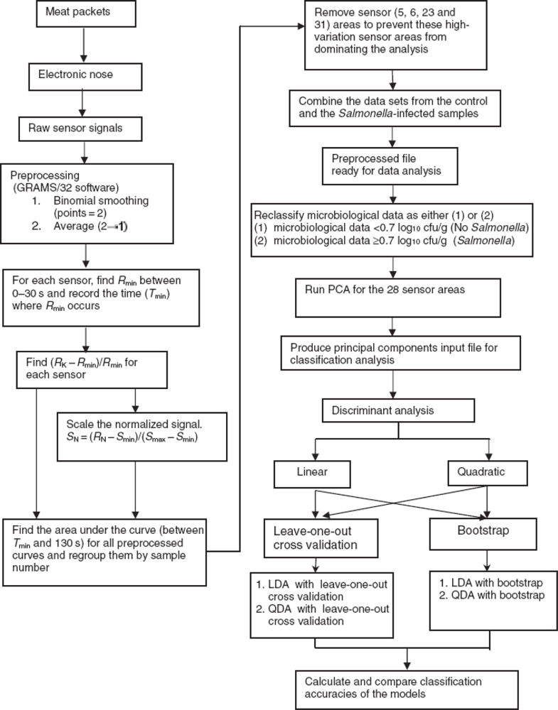 Meat Quality Assessment by Electronic Nose (Machine Olfaction Technology)