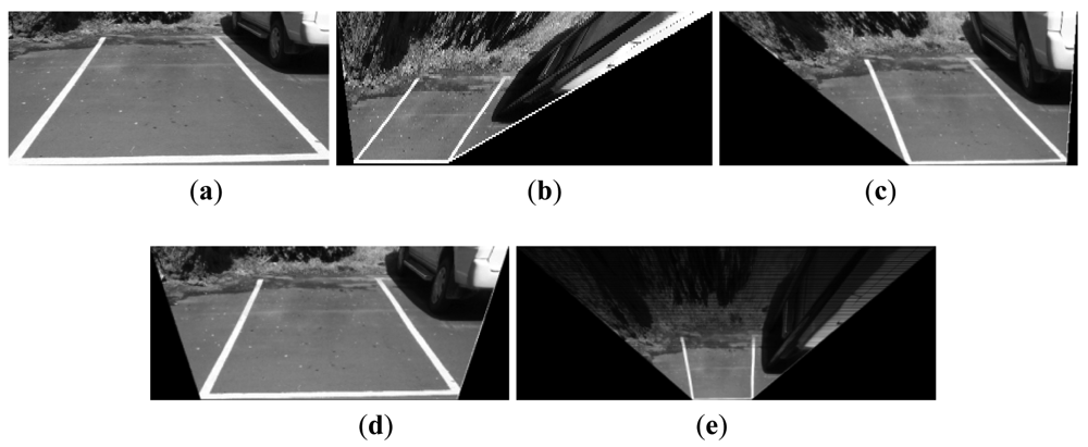 A Vision Based Top-View Transformation Model for a Vehicle Parking ...
