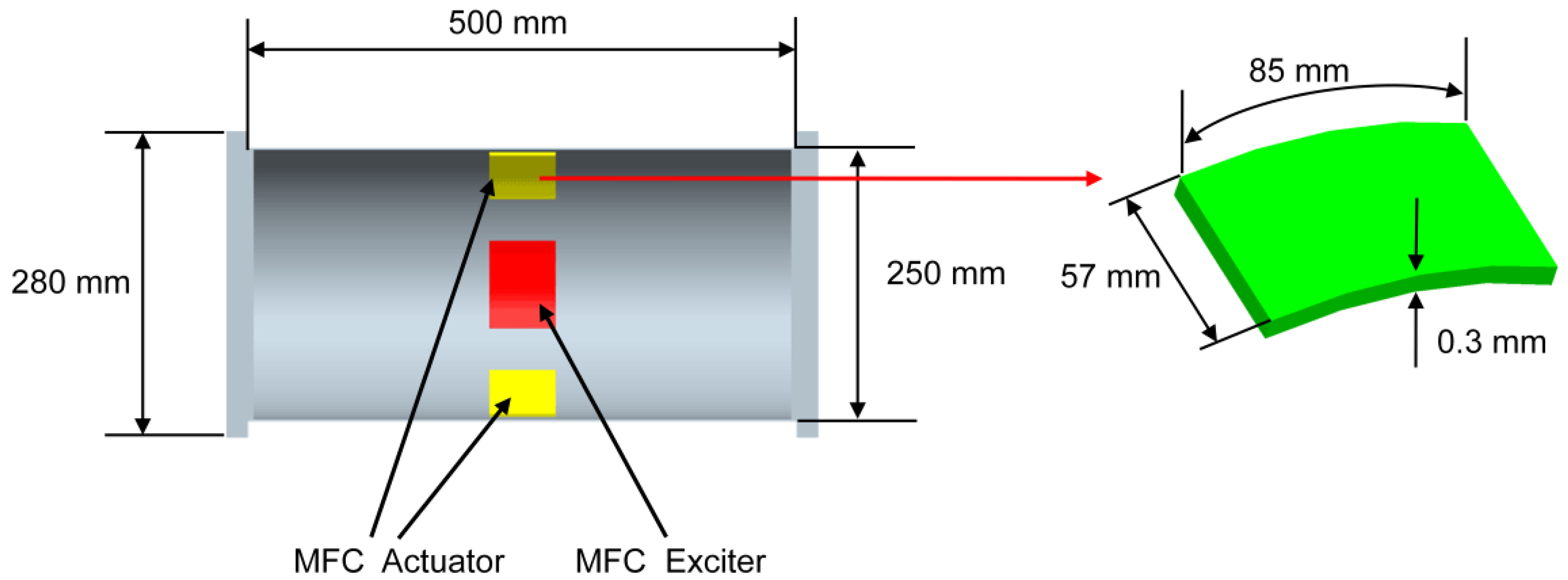 Reduction of the Radiating Sound of a Submerged Finite Cylindrical ...