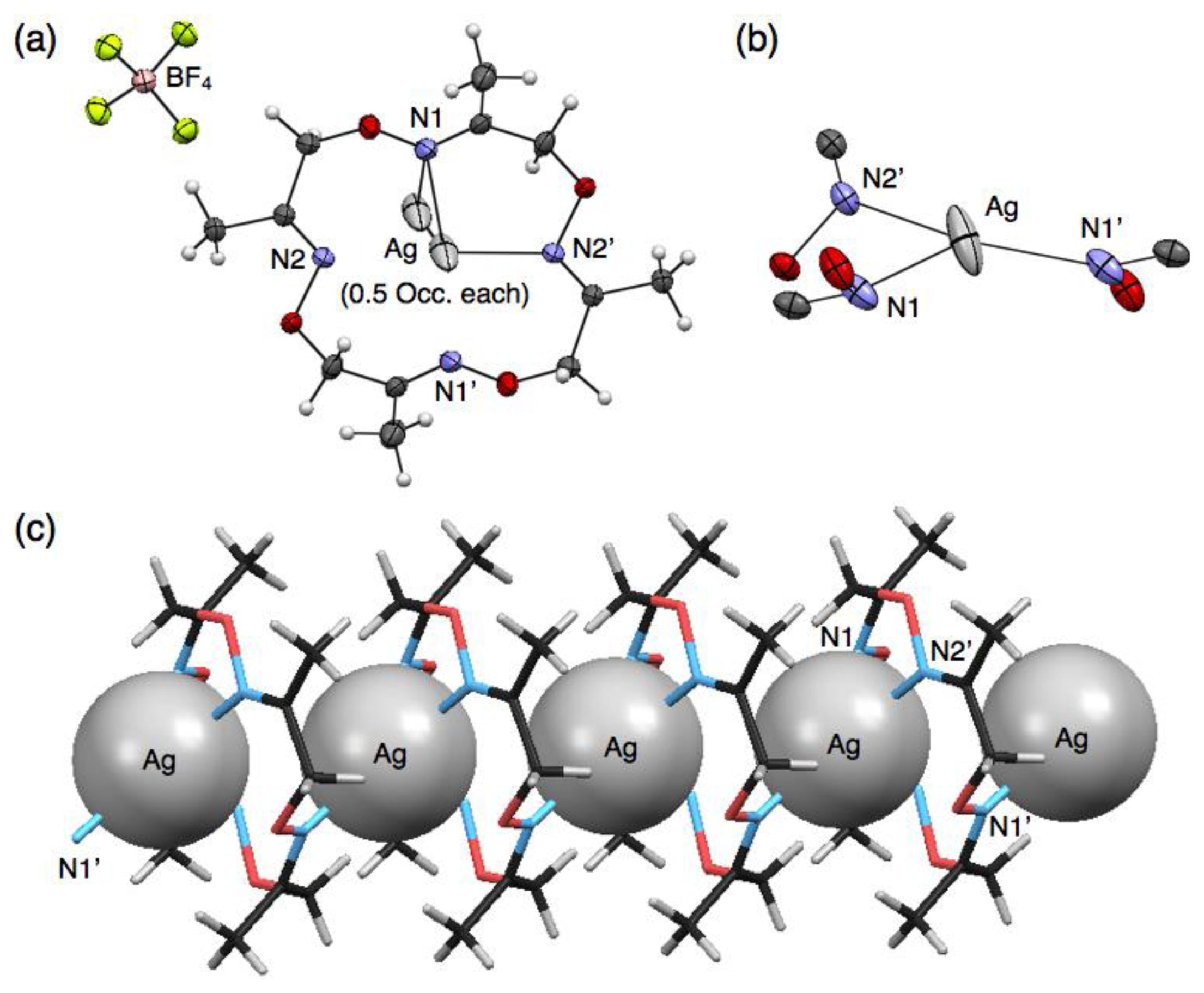Discrete and Polymeric, Mono- and Dinuclear Silver Complexes of a ...
