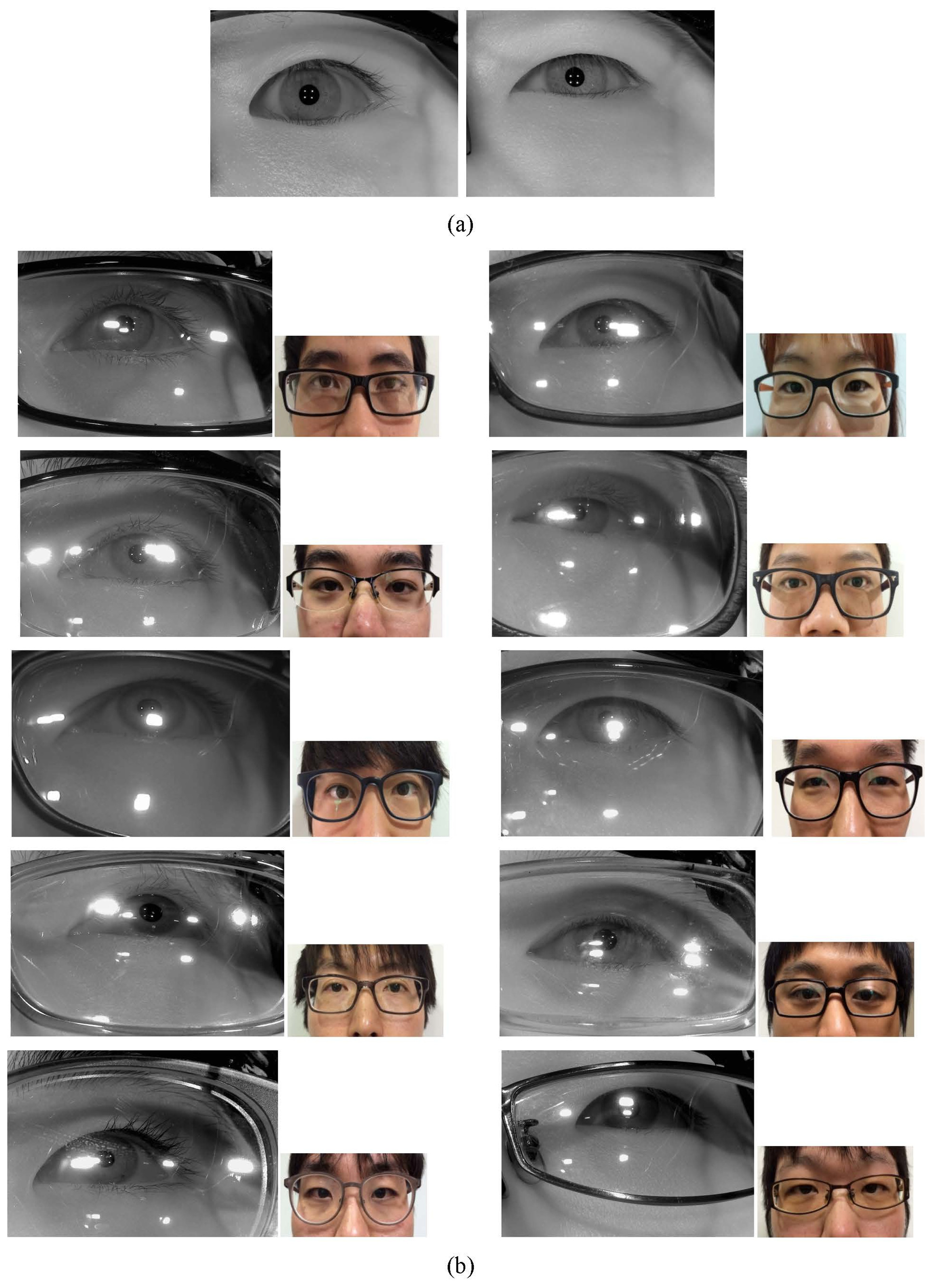 Gaze Tracking System for User Wearing Glasses