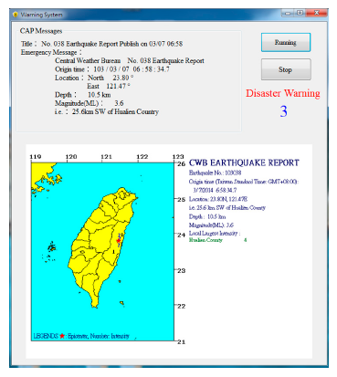 Active Disaster Response System for a Smart Building