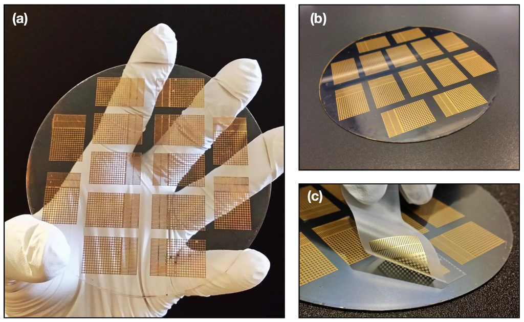 Scalable Microfabrication Procedures for Adhesive-Integrated Flexible ...