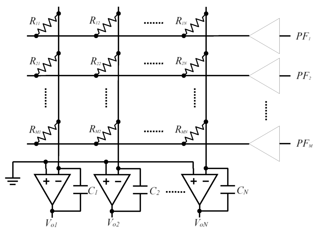 Improved Circuits with Capacitive Feedback for Readout Resistive Sensor Arrays