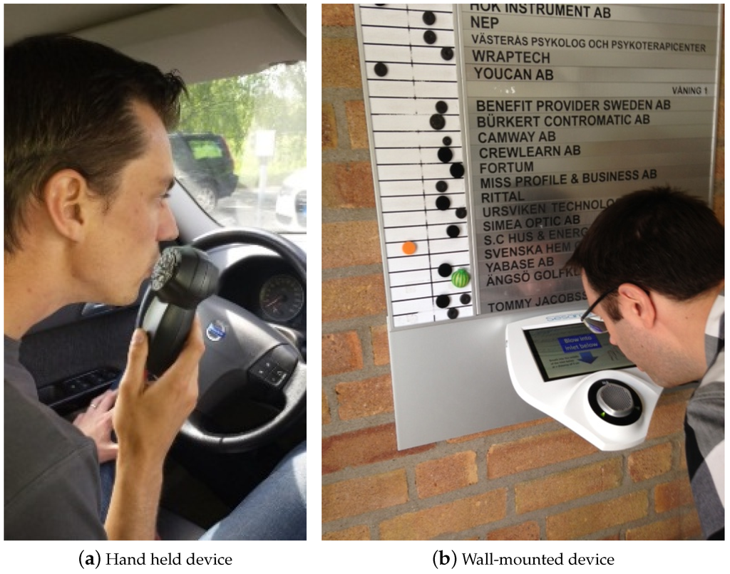 Development and Evaluation of Algorithms for Breath Alcohol Screening
