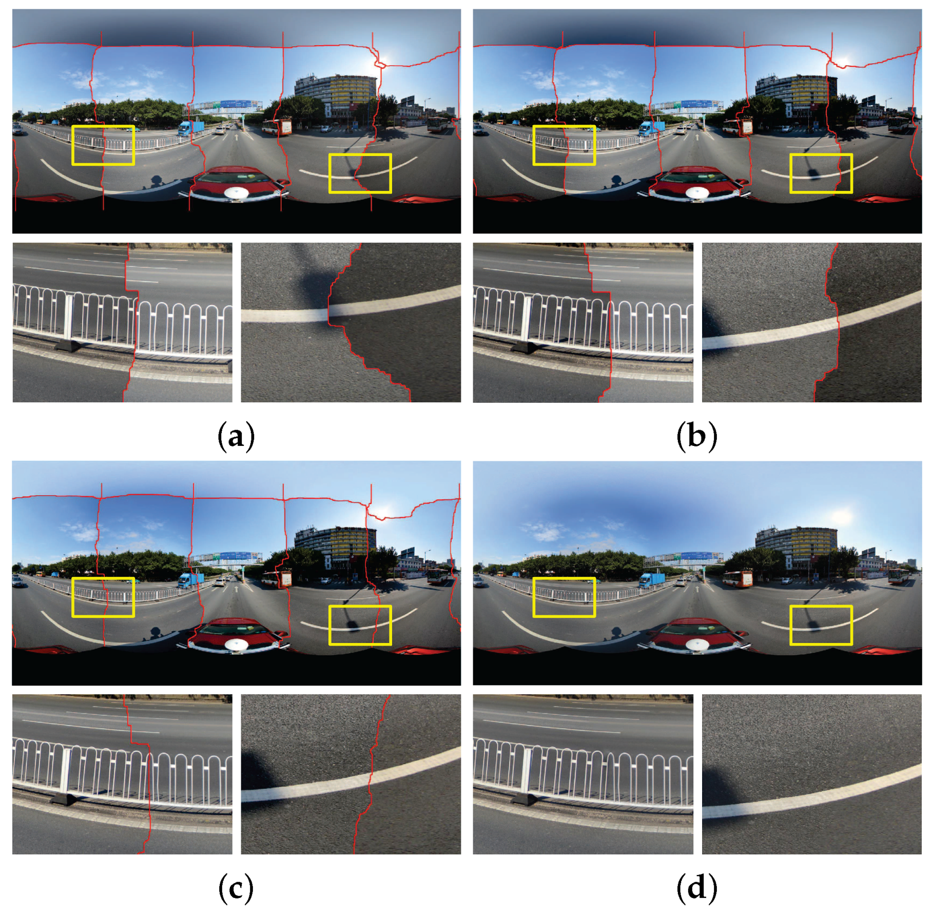 A Unified Framework for Street-View Panorama Stitching