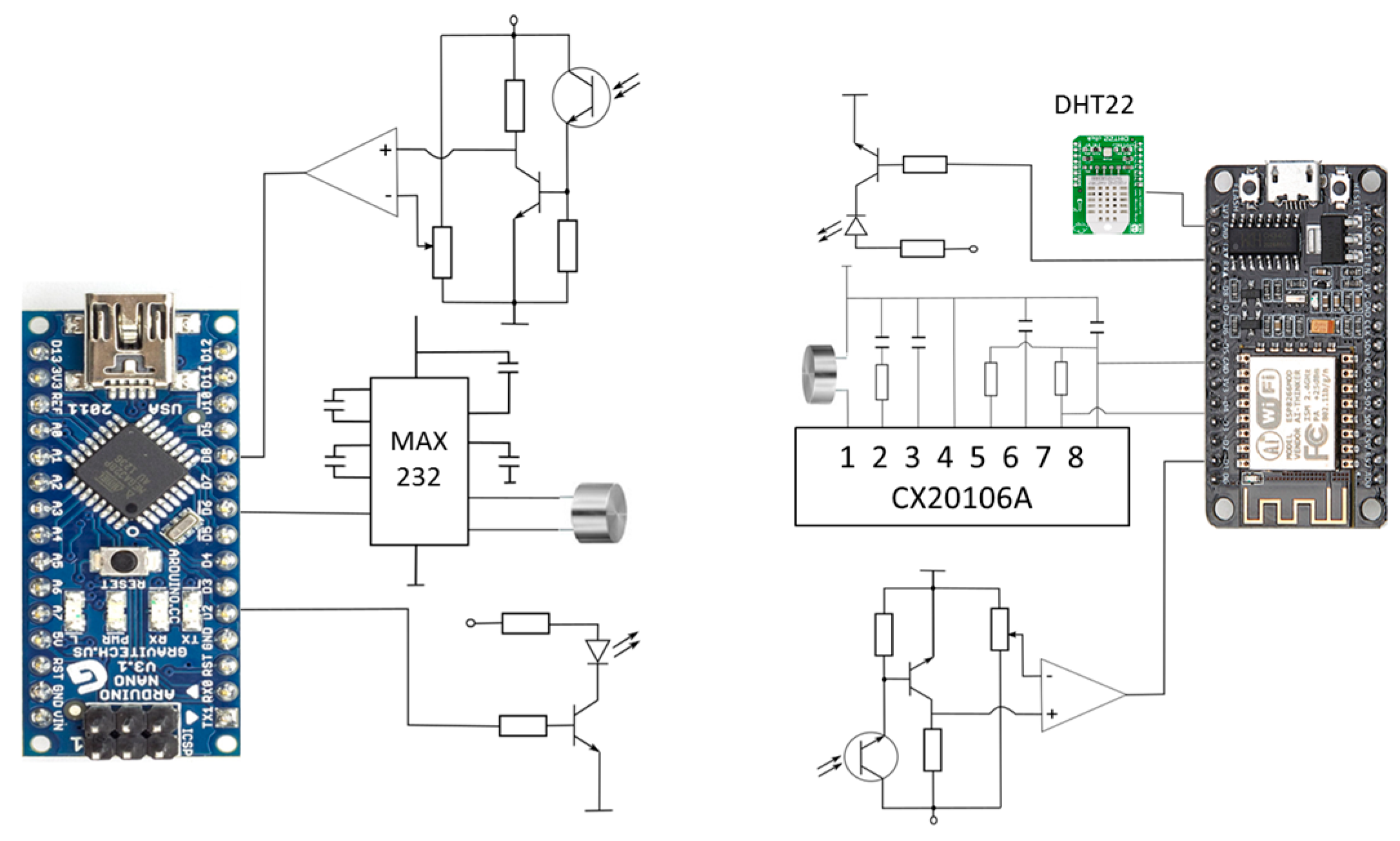 Led Distance Measurement Using Ultrasonic Sensor And