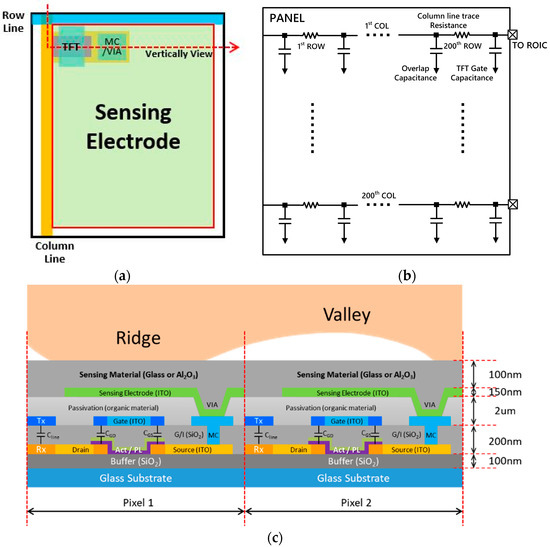 Transparent Fingerprint Sensor System for Large Flat Panel Display