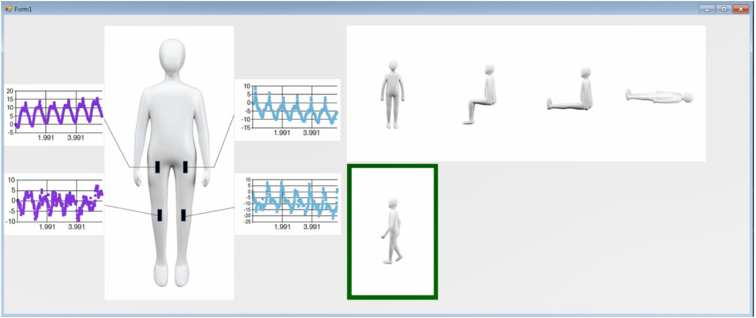 Flexible Piezoelectric Sensor-Based Gait Recognition