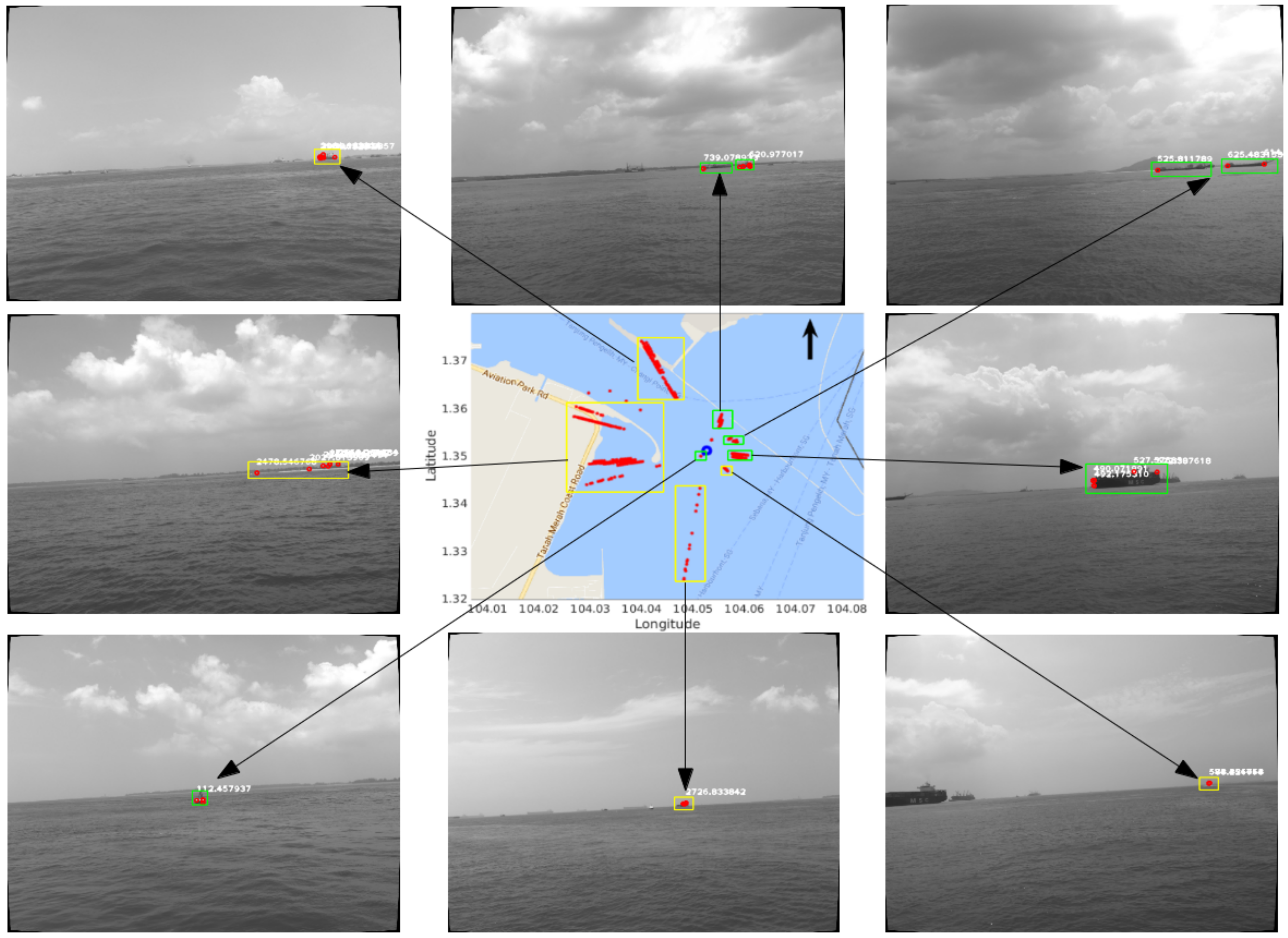 Wide-Baseline Stereo-Based Obstacle Mapping for Unmanned Surface Vehicles