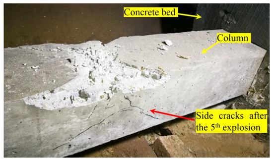 Damage Detection of a Concrete Column Subject to Blast Loads Using ...