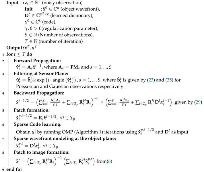Dictionary Learning Phase Retrieval from Noisy Diffraction Patterns