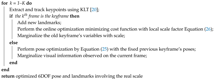 Sensors | Free Full-Text | Visual-Inertial Odometry with Robust Initialization and Online Scale ...