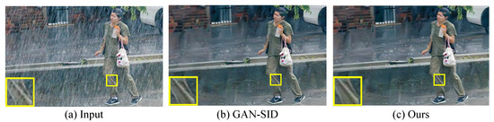 Single Image De-Raining via Improved Generative Adversarial Nets