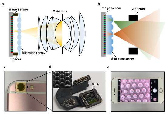 Miniaturized 3D Depth Sensing-Based Smartphone Light Field Camera