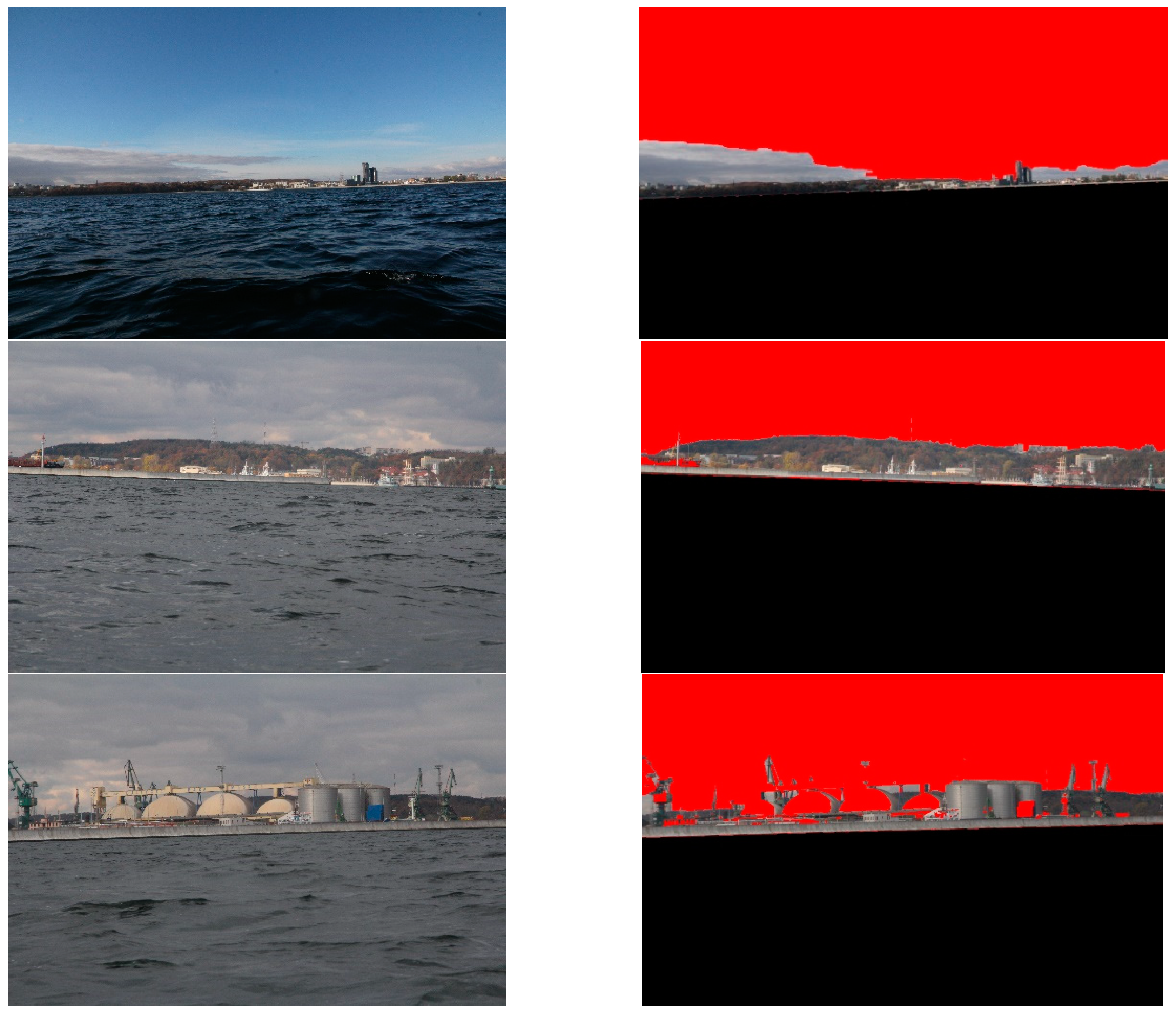 Shoreline Detection and Land Segmentation for Autonomous Surface Vehicle Navigation with the Use ...