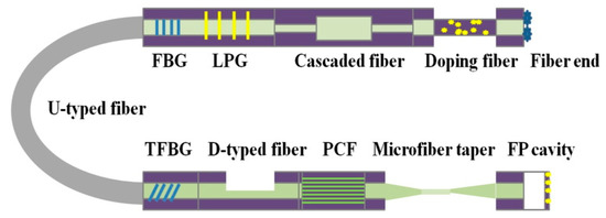 Preparation and Application of Metal Nanoparticals Elaborated Fiber Sensors